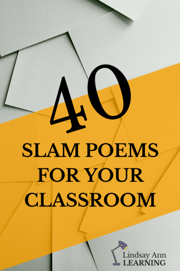 40 Engaging Slam Poems for English Class