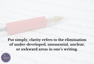 How to Teach Writing for Clarity Better Than Anyone Else - English ...