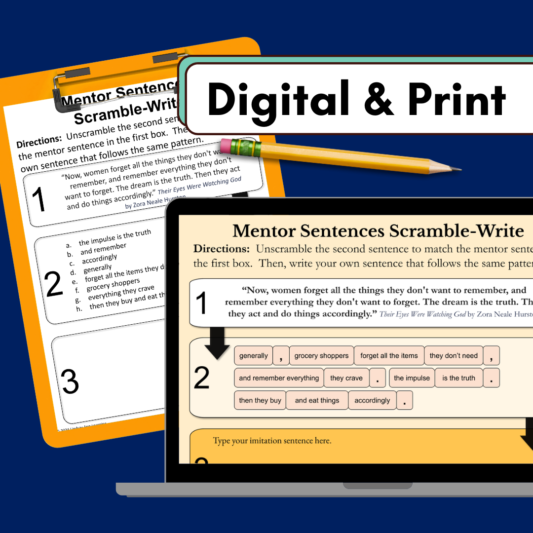 Simple Steps to Teaching With Mentor Sentences - Lindsay Ann Learning