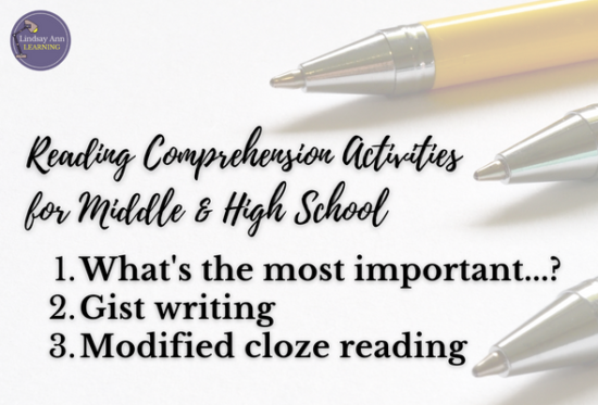 5 Strategies for Improving Reading Comprehension Skills - Lindsay Ann ...