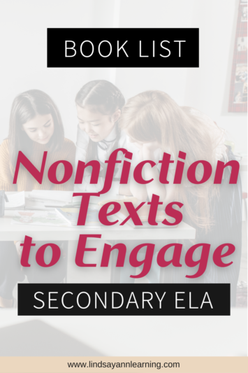31 Informational Texts for High School Students - Lindsay Ann Learning ...