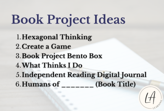 6 Fun Book Project Ideas - Lindsay Ann Learning English Teacher Blog