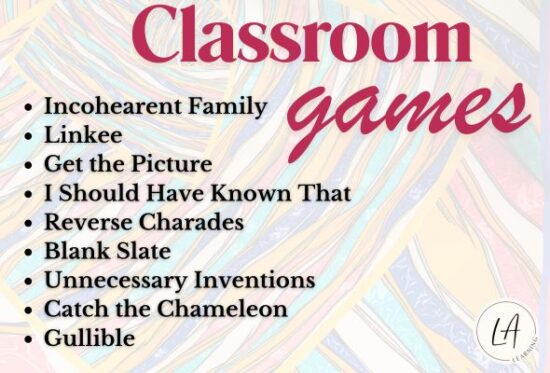 Fun Classroom Games for Building Relationships - Lindsay Ann Learning ...