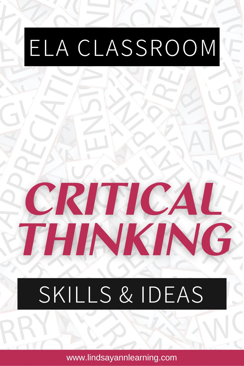 Critical Thinking Skills in ELA Classrooms - Lindsay Ann Learning ...