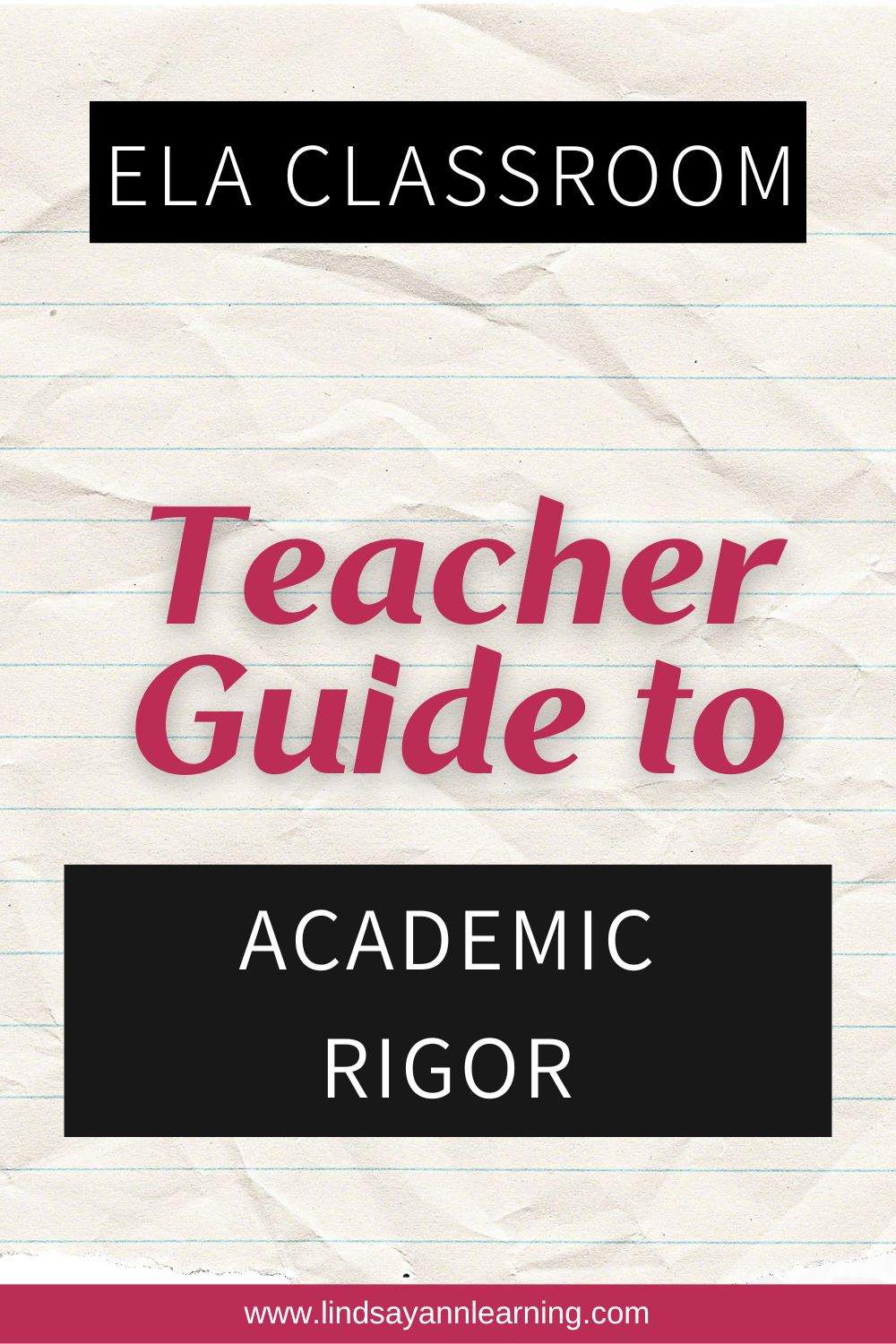 Beyond Busywork: A Teacher’s Guide to Academic Rigor - Lindsay Ann ...